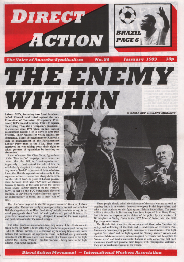 Direct Action #54 (January 1989) | libcom.org